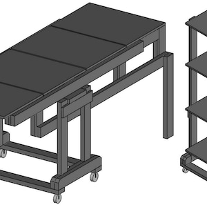 DIY Transforming Shelf to Workbench How-to Book; Digital Downloadable ...