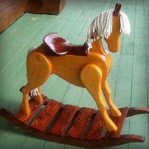 Build Your Own Rocking Horse Pattern DIY Classic Heirloom - Etsy