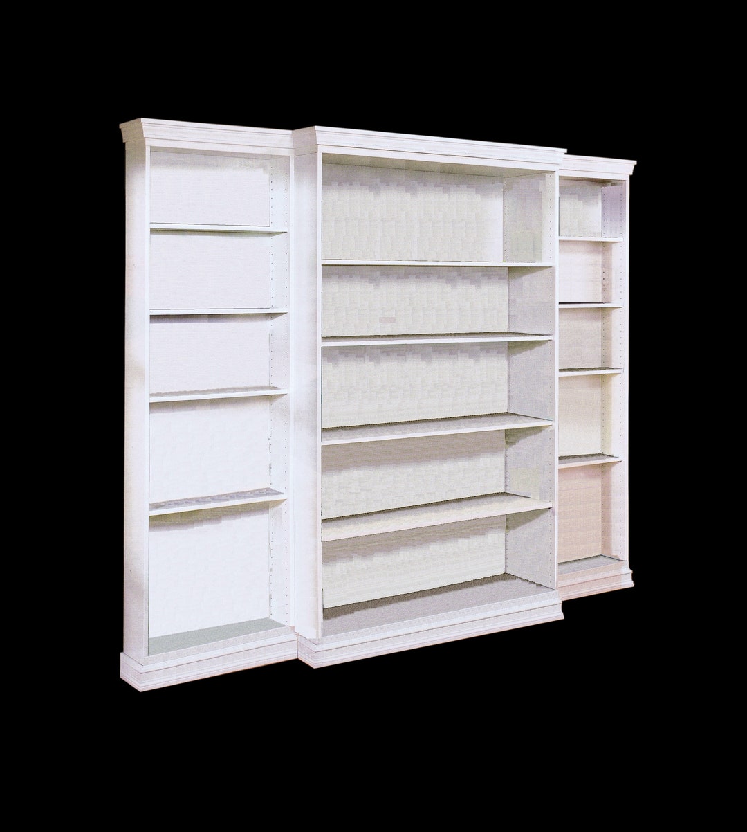 DIY Bookcase How-to Book; Pattern Plan to Easily Build Any Size Custom ...