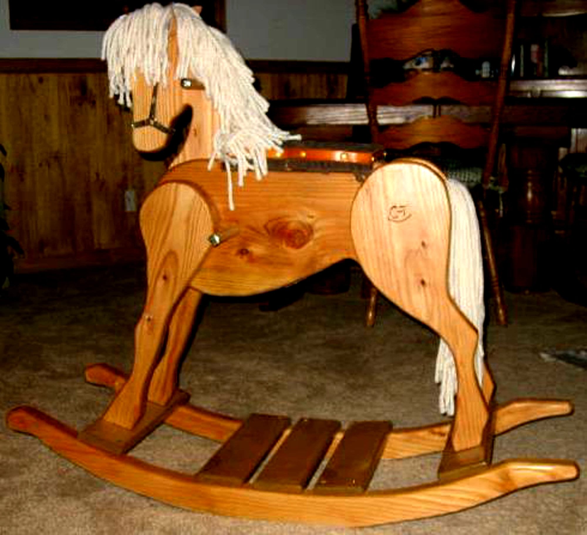 DIY Rocking Horse How-to Book; Digital Downloadable PDF Pattern Plan to ...
