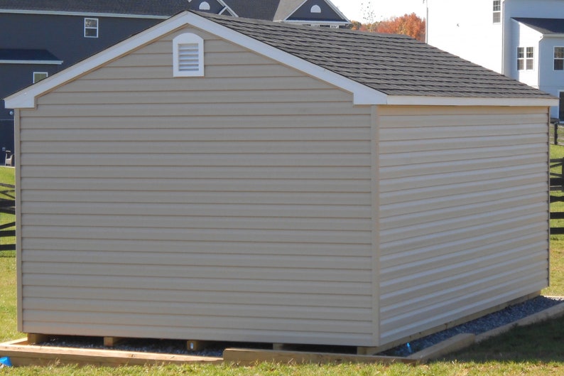 DIY 10x8 Gable Shed Plan; Storage Building: Beginner Friendly (paper ...