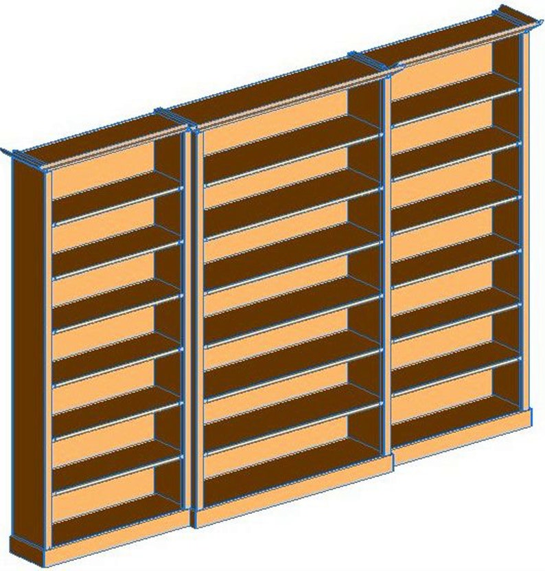 Build Your Own Bookcase Pattern DIY Any Size Custom Bookshelf - Etsy Build Your Own Bookcase Pattern DIY Any Size Custom Bookshelf - Etsy