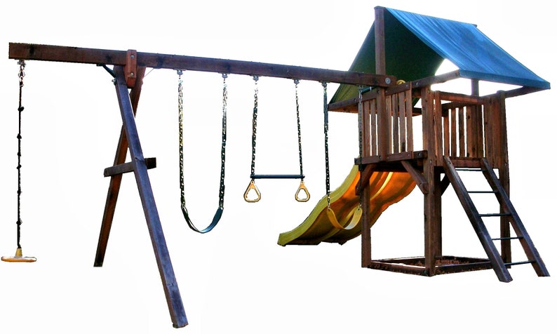 DIY Play Fort Swing Set How-to Book; Digital Downloadable PDF Pattern ...