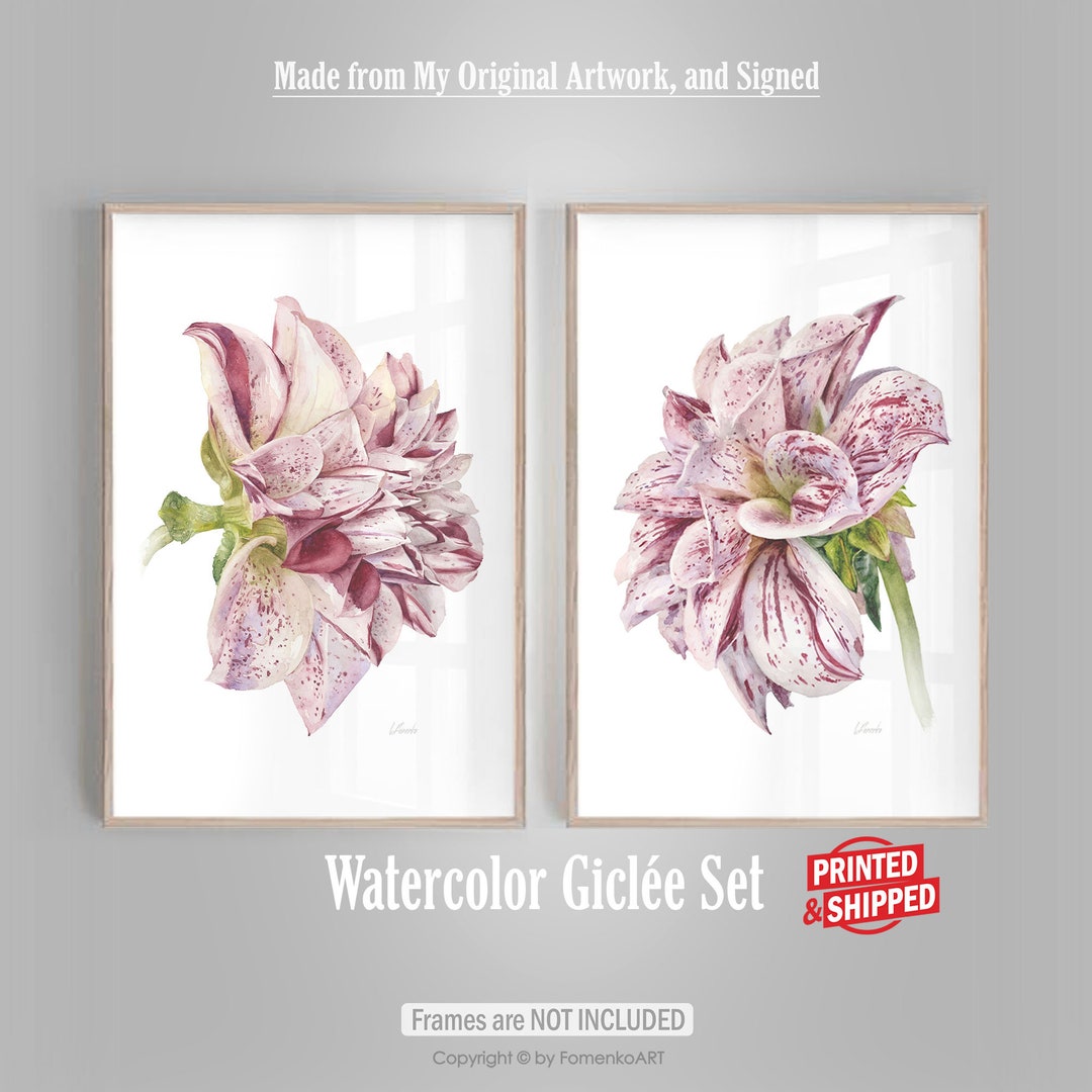 Watercolor Painting Prints Wall Art Boho Decor Watercolor - Etsy