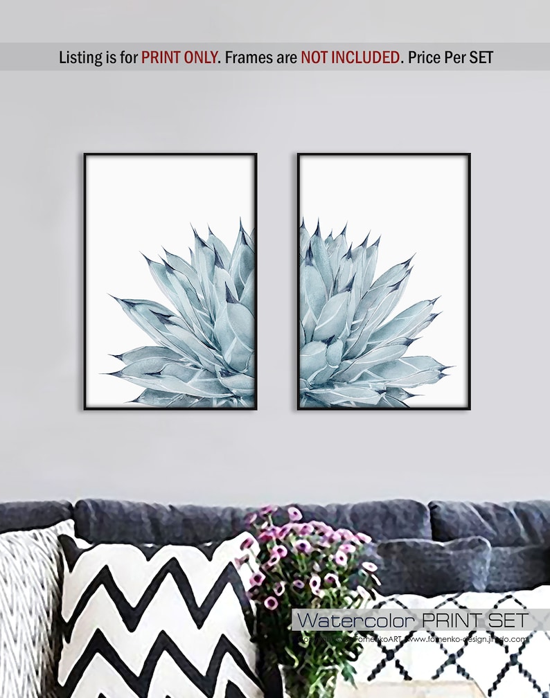 Cactus decor Cactus art Boho wall decor Bedroom wall decor | Etsy