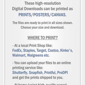 Downloadable Prints Printable Wall Art Printable Wall Decor - Etsy