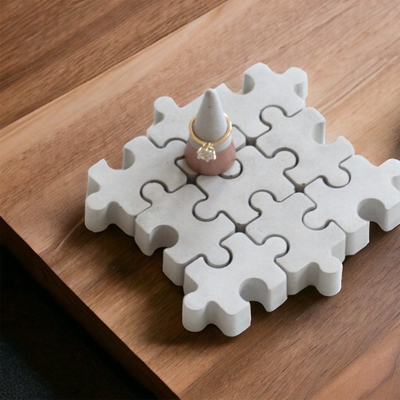 Atelier Ideco Concrete Puzzle Original Decorative Idea for - Etsy