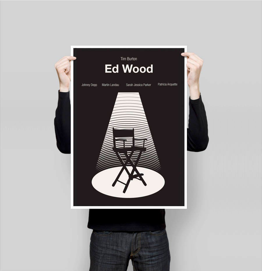 Ed Wood Vintage Theatrical Movie Poster Ed Wood Vintage Movie - Etsy