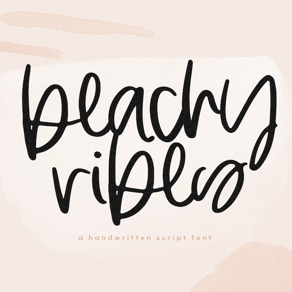 Beachy Font - Etsy