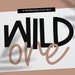 Wild One Font - A Script & Print Handwritten Font DUO, Fonts for Cricut ...