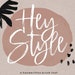 Hey Style Font A Handwritten Brush Font Modern Calligraphy - Etsy