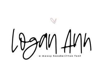 Chic A Handwritten Signature Script Font TTF / OTF | Etsy