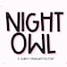 Night Owl Font - Quirky Handwritten Font, Cricut Font, Cute Font ...