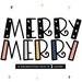 Merry Merry Font Fun Handwritten Font in Three Styles - Etsy