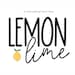 Lemon Lime Font Duo A Script & Print Handwritten Font Duo - Etsy