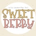 Sweet Berry Font - Quirky Handwritten Font, Fonts for Cricut, Crafting ...