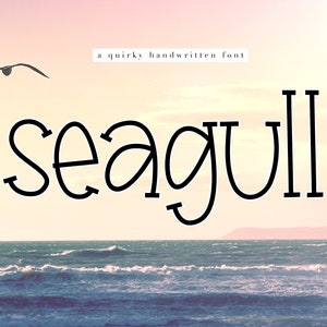 Seagull - A Handwritten Font - TTF / OTF - Etsy