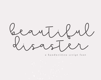 Beautiful disaster | Etsy