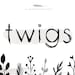 Twigs - Handwritten Scribble Font - TTF / OTF - Etsy