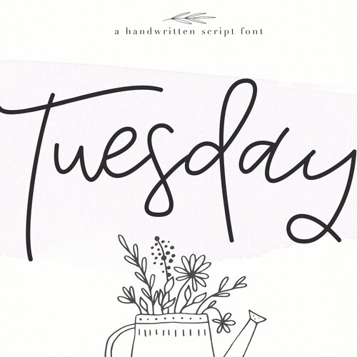 Asteroid Font Handwritten Script Font Cricut Fonts Modern | Etsy