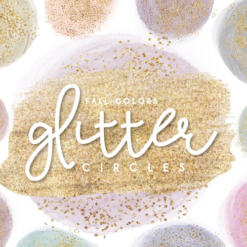 Watercolor Circles Clip Art Watercolor Dots Shape Clip Art | Etsy