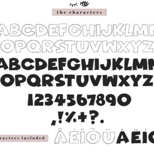 Wink - Fun & Bold Handwritten Font - TTF / OTF - Etsy