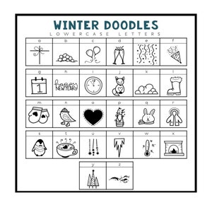 Winter Wishes - A Hand-drawn Doodle Font - Winter/christmas - TTF - Etsy