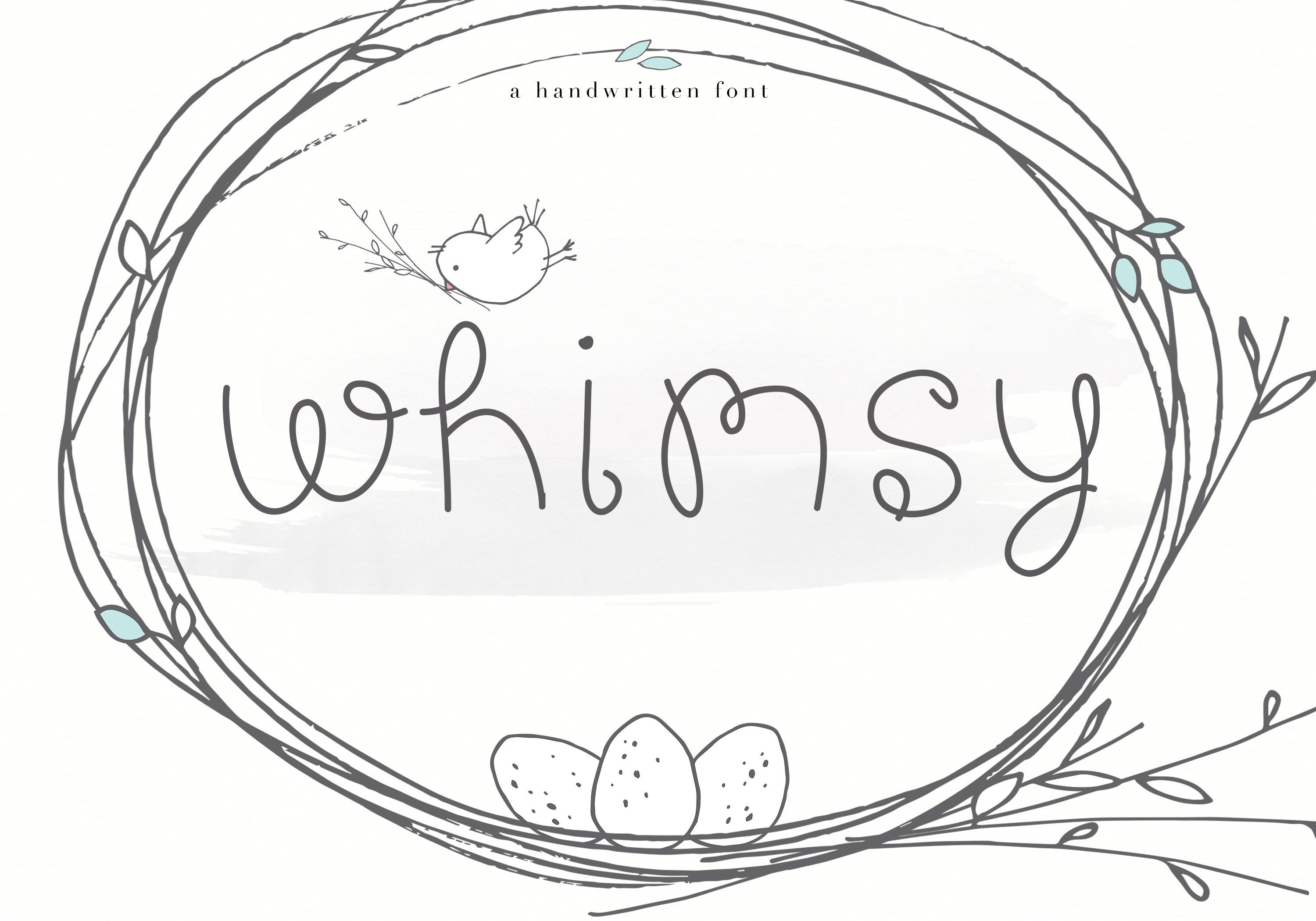 Whimsy A Whimsical Handwritten Font TTF / OTF - Etsy