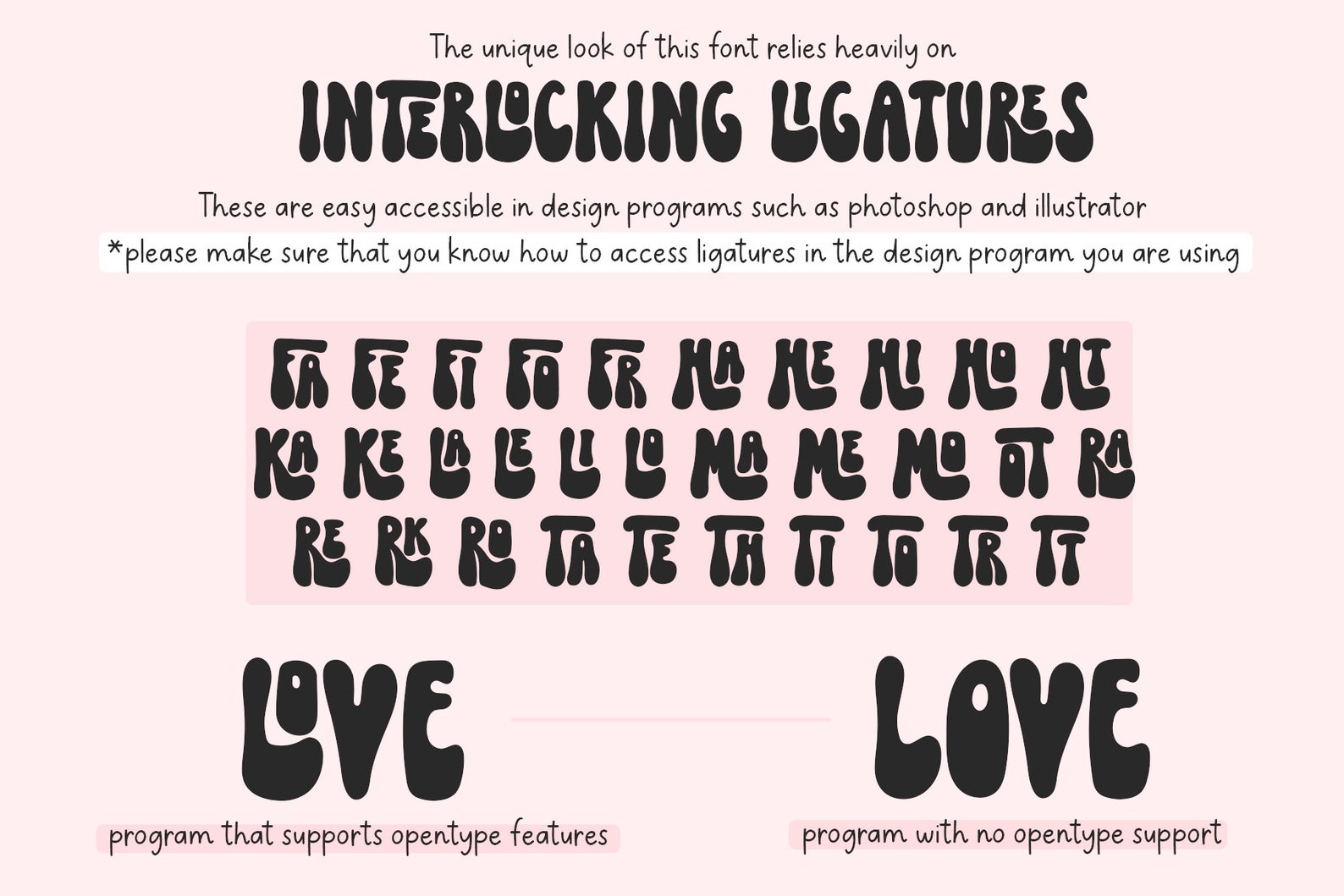 Some Love Font Retro Font Groovy Font Fonts for Cricut - Etsy