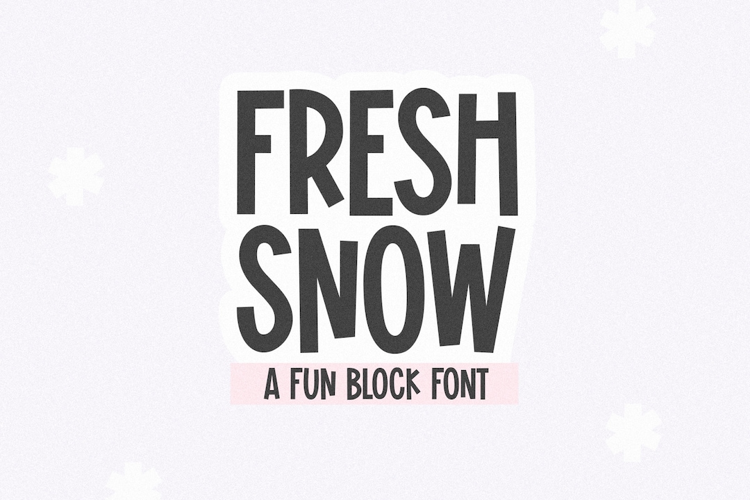 Fresh Snow Font - Tall Font, Cricut Fonts, Cute Font, Fonts for Cricut ...