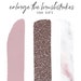 Glam Pink Glitter and Marble Brushstrokes - Watercolor Clipart [glam ...