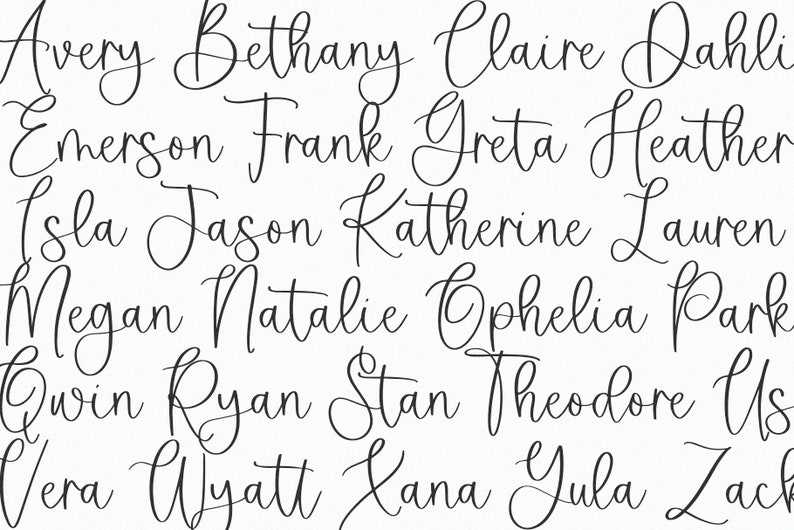 Oakleigh Font - Handwritten Script Font, Cricut Fonts, Farmhouse Fonts ...