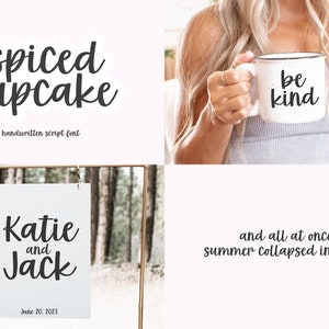 Fall Font Bundle - Handwritten Fonts, Cricut Font Bundle, Farmhouse ...