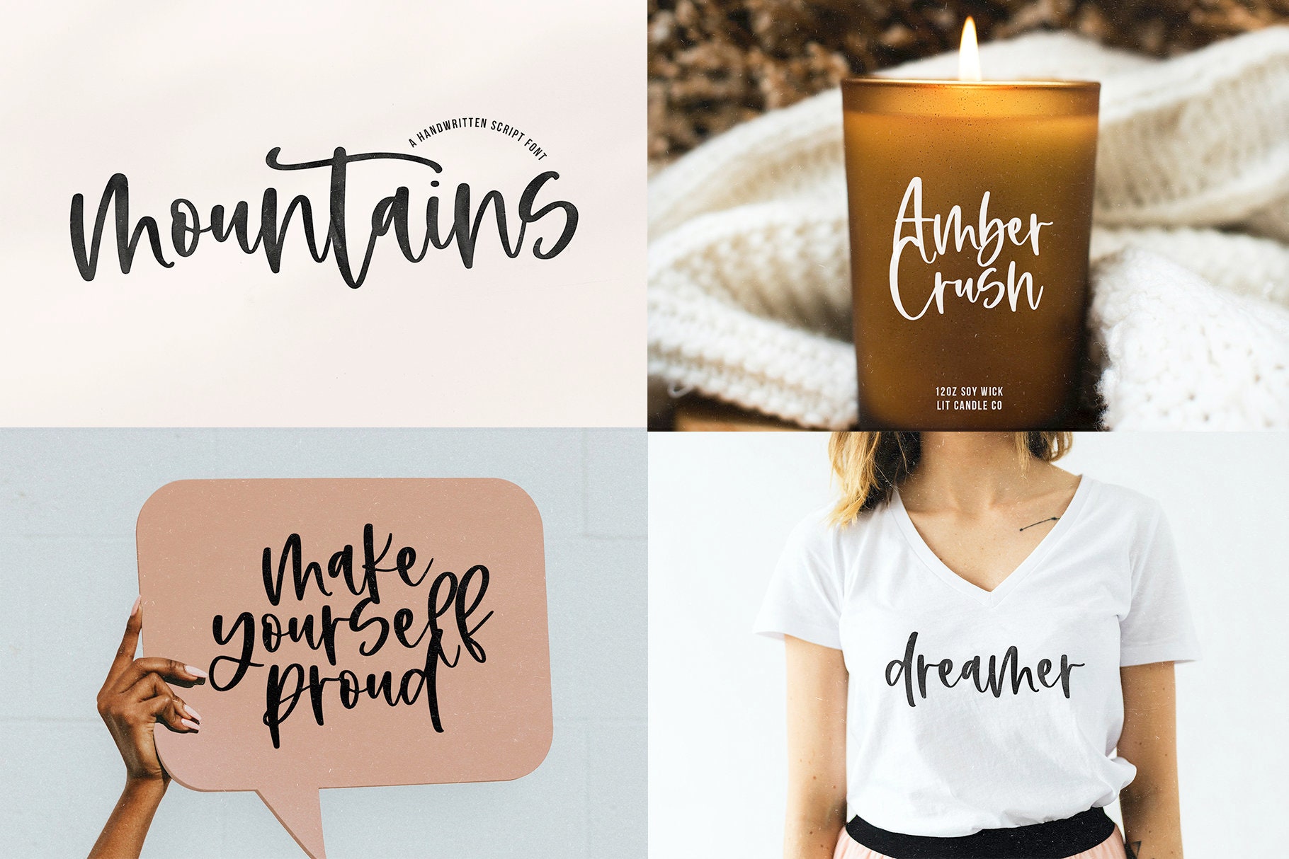 Mini Modern Script Font Bundle Calligraphy Fonts - Etsy