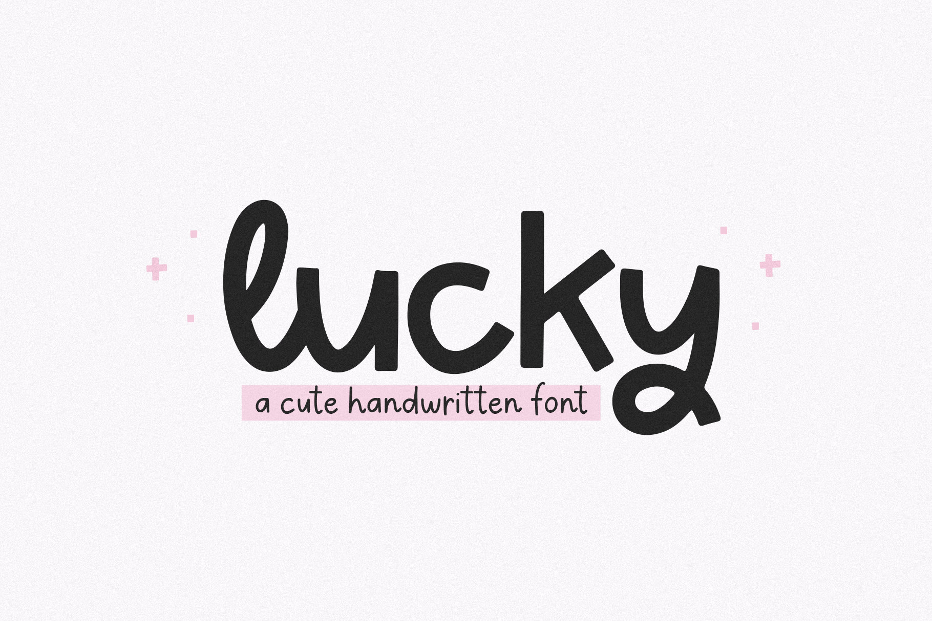 Lucky Font Handwritten Font Cricut Fonts Procreate Font - Etsy