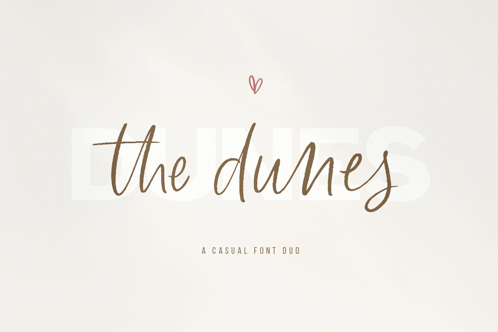 The Dunes Font - Modern Font Duo, Handwritten Font, Sans Serif Font ...
