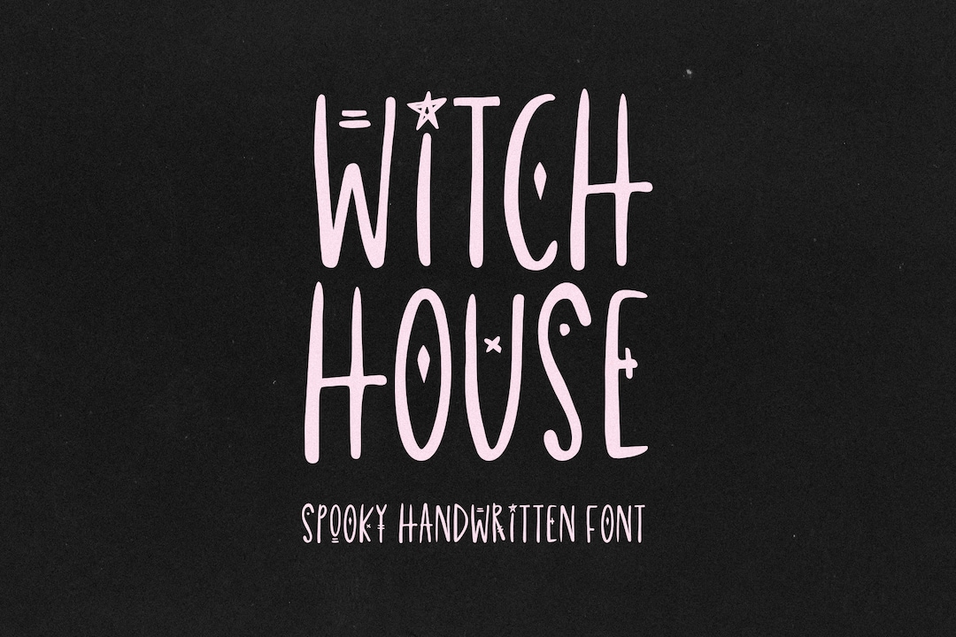Witch House Font - Halloween Font, Cricut Font, Spooky Font, Fonts for ...