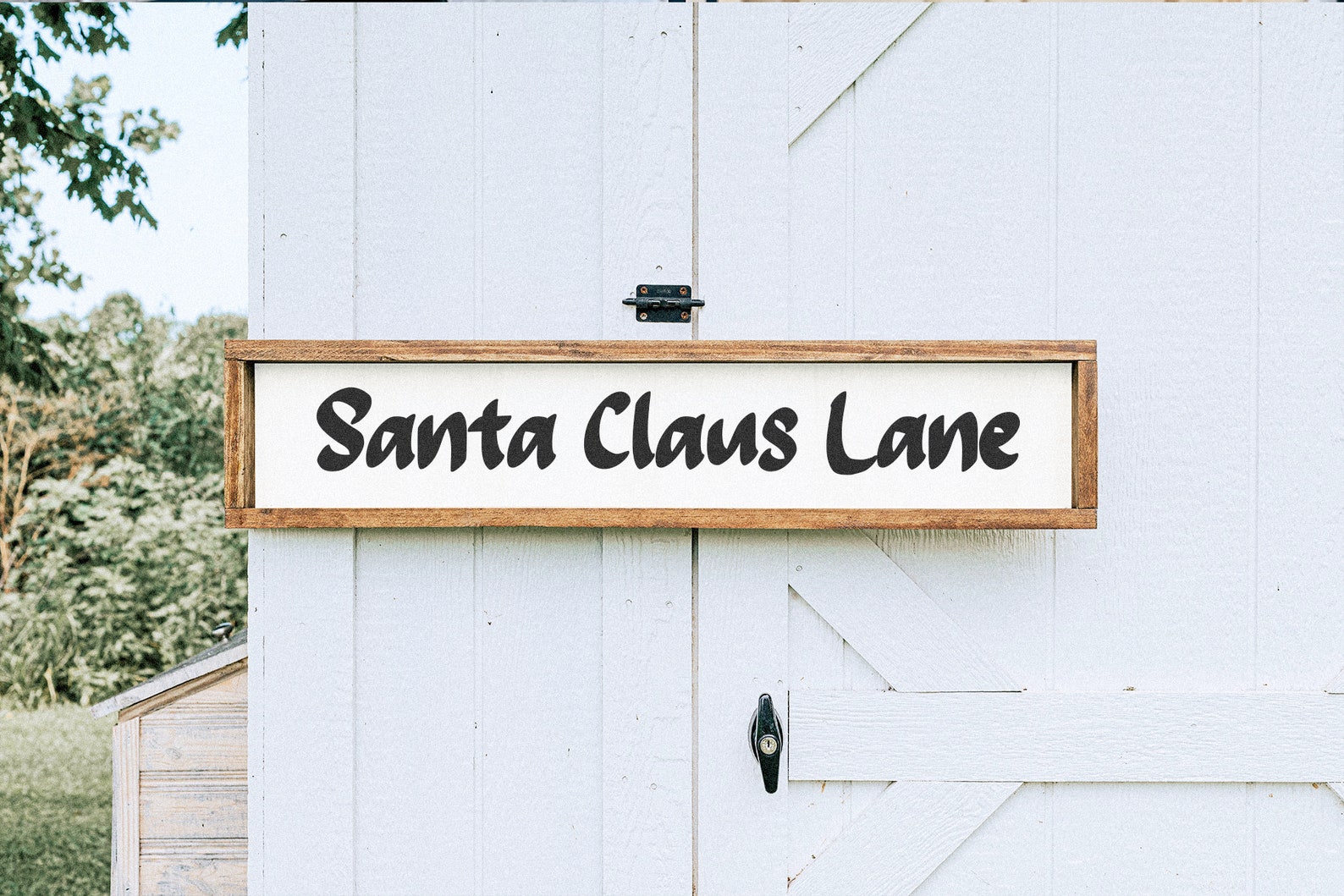 Santa Lane Font Christmas Font Santa Letter Font Santa - Etsy