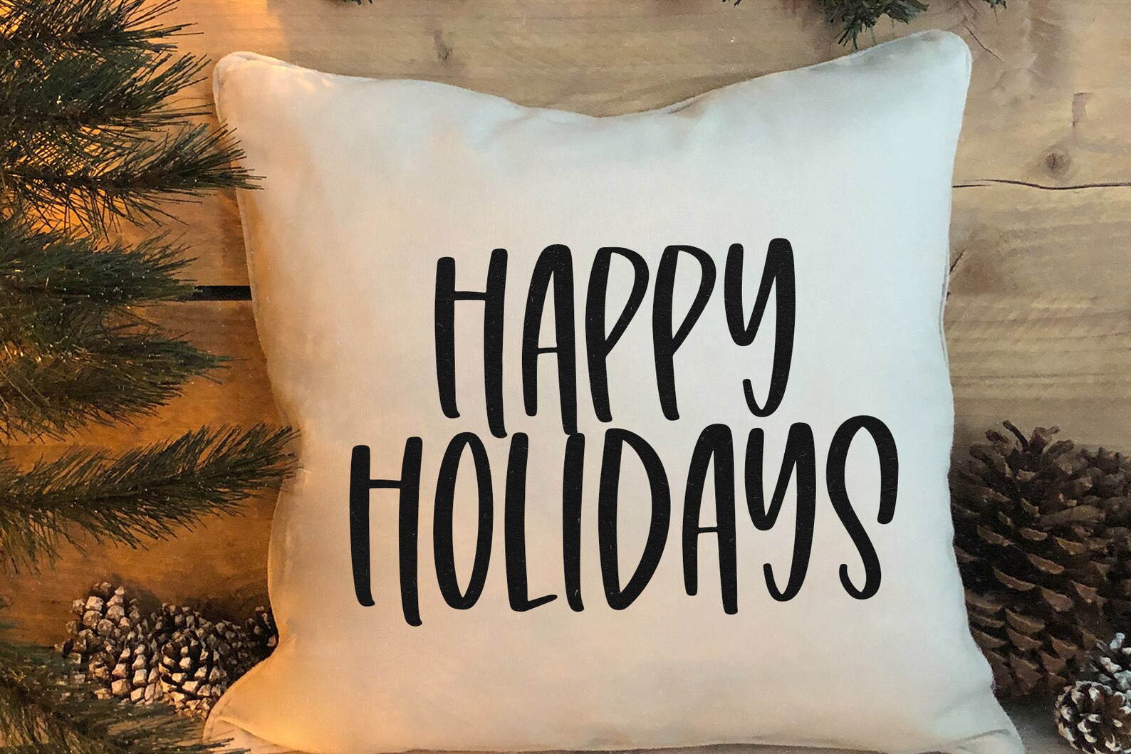 Holiday Season Font Handwritten Font Cricut Fonts | Etsy