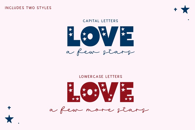 Spark Font Fourth of July Font Cricut Font July 4th Fonts - Etsy