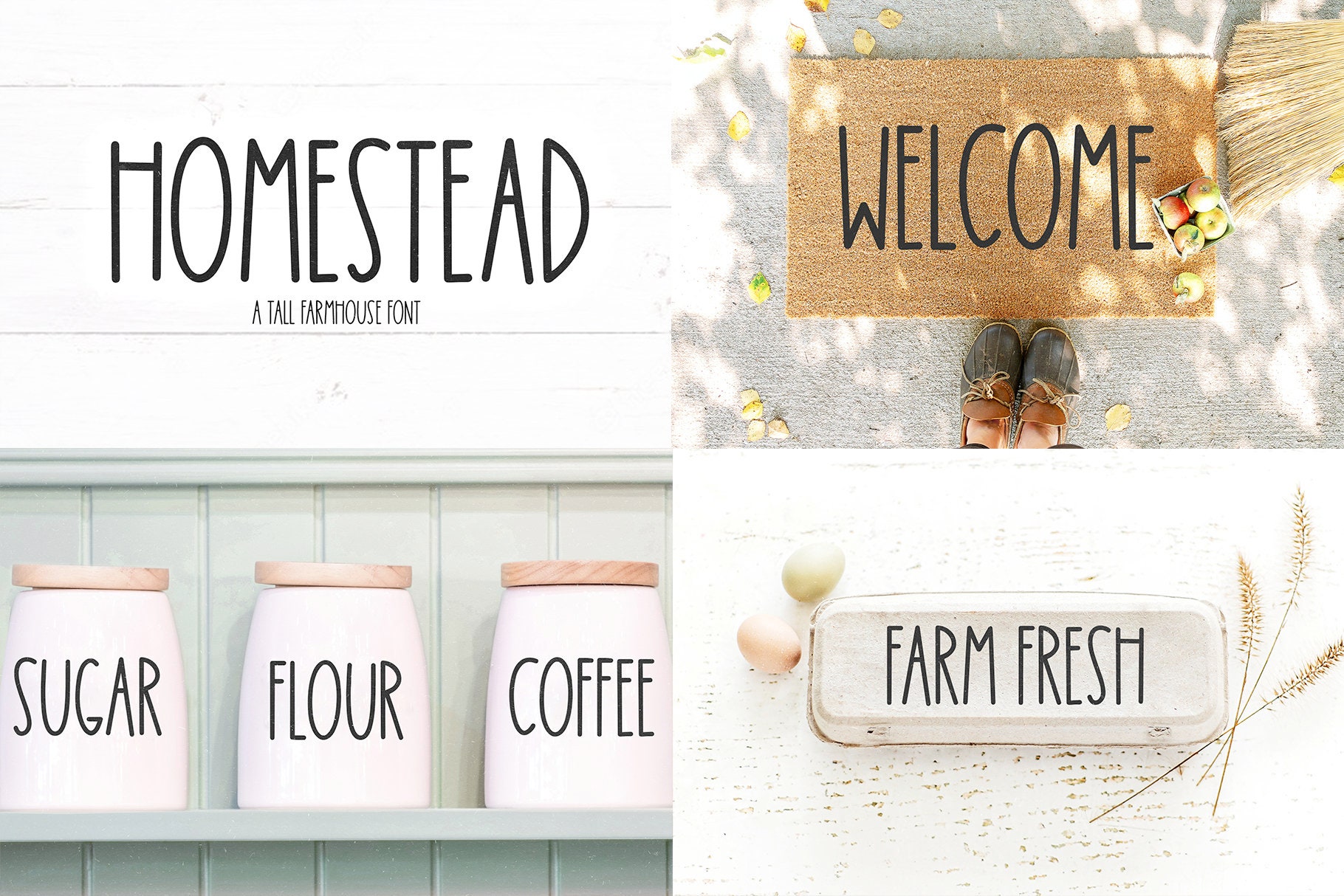 Farmhouse Font Bundle - Cricut Fonts, Farmhouse Fonts, Rustic Fonts ...