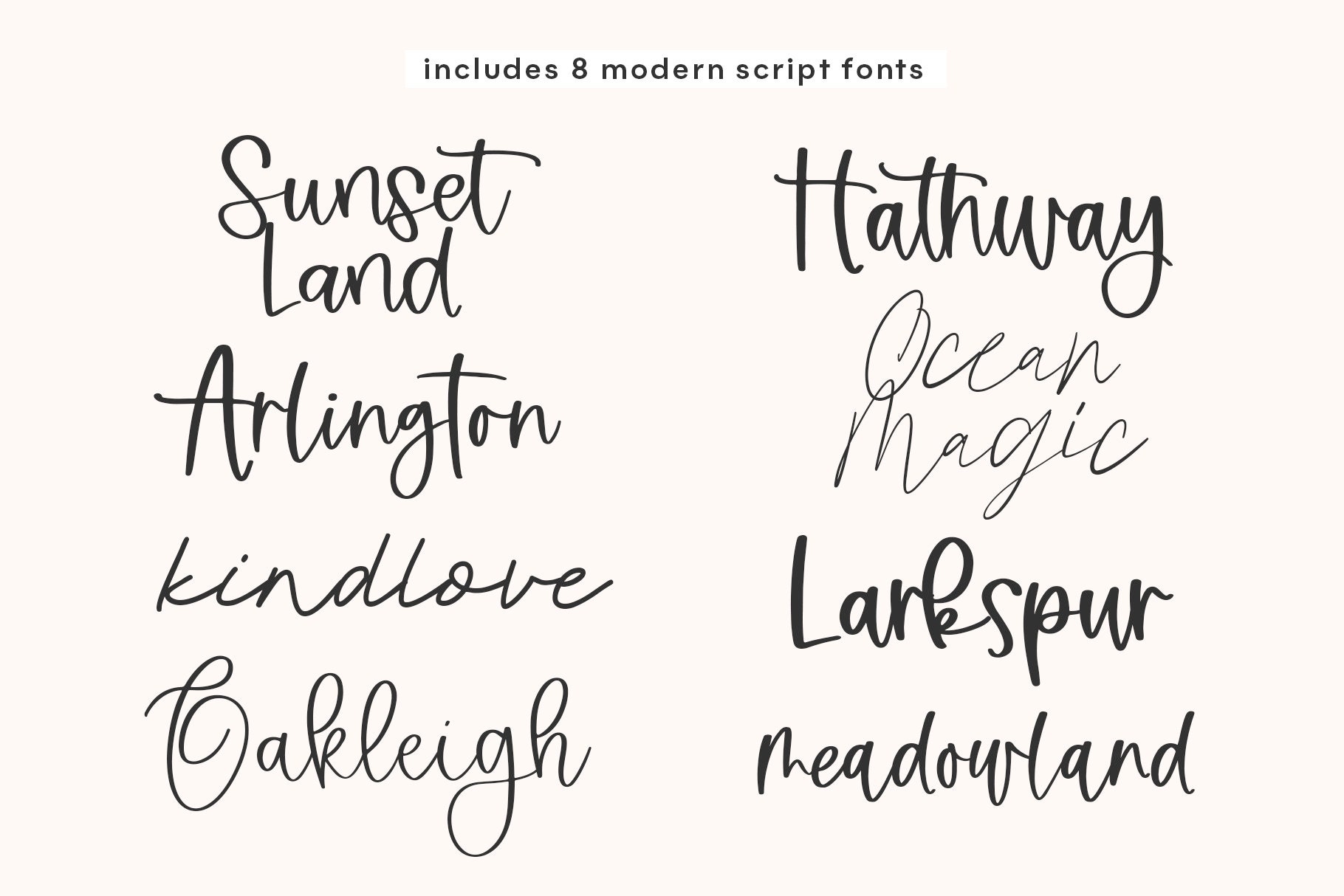 Mini Modern Script Font Bundle Part FOUR - Handwritten Fonts, Cricut ...