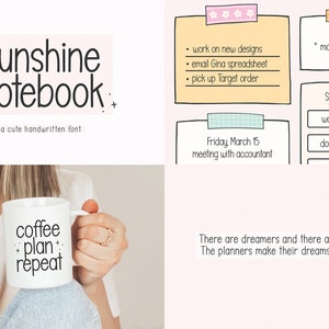 Font Bundle - Cute Fonts, Handwriting Fonts, Cricut Font Bundle ...