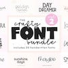 Font Bundle Cute Fonts, Handwriting Fonts, Cricut Font Bundle ...