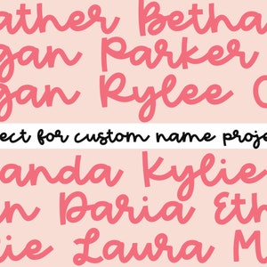 Peach Market Font - Bold Script Font, Cricut Font, Procreate Font ...