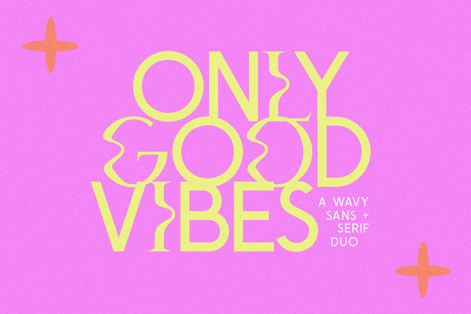 Only Good Vibes Retro Font Groovy Font, Modern Font, Wavy Font, Cricut ...