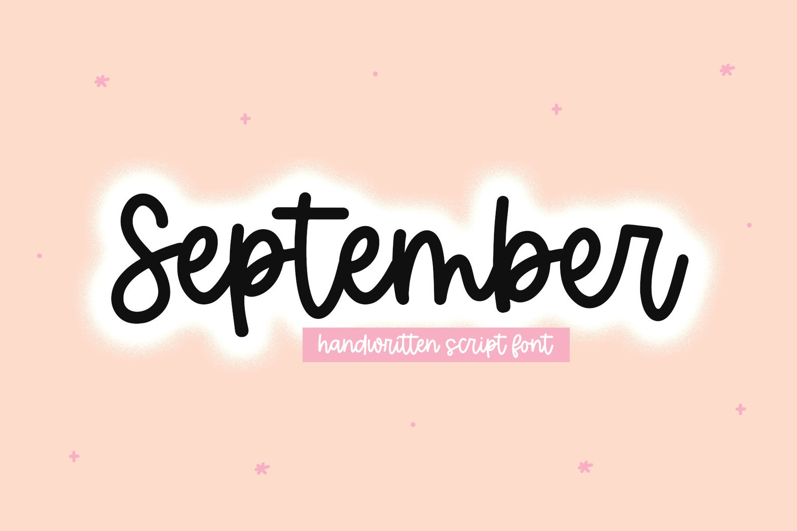 September Font Handwritten Script Font Cricut Fonts - Etsy