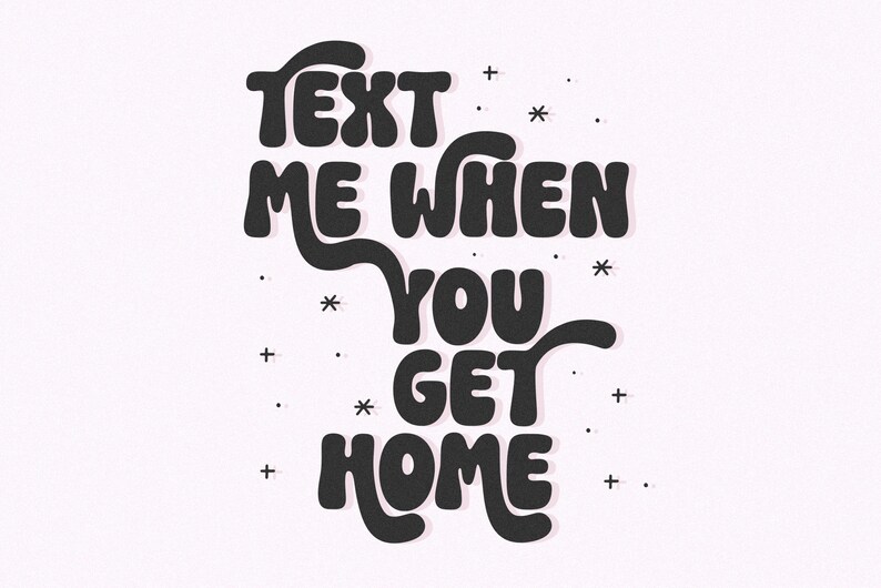 Stay Retro Font - Groovy Font, Modern Font, Hippie Font, 70s Font ...