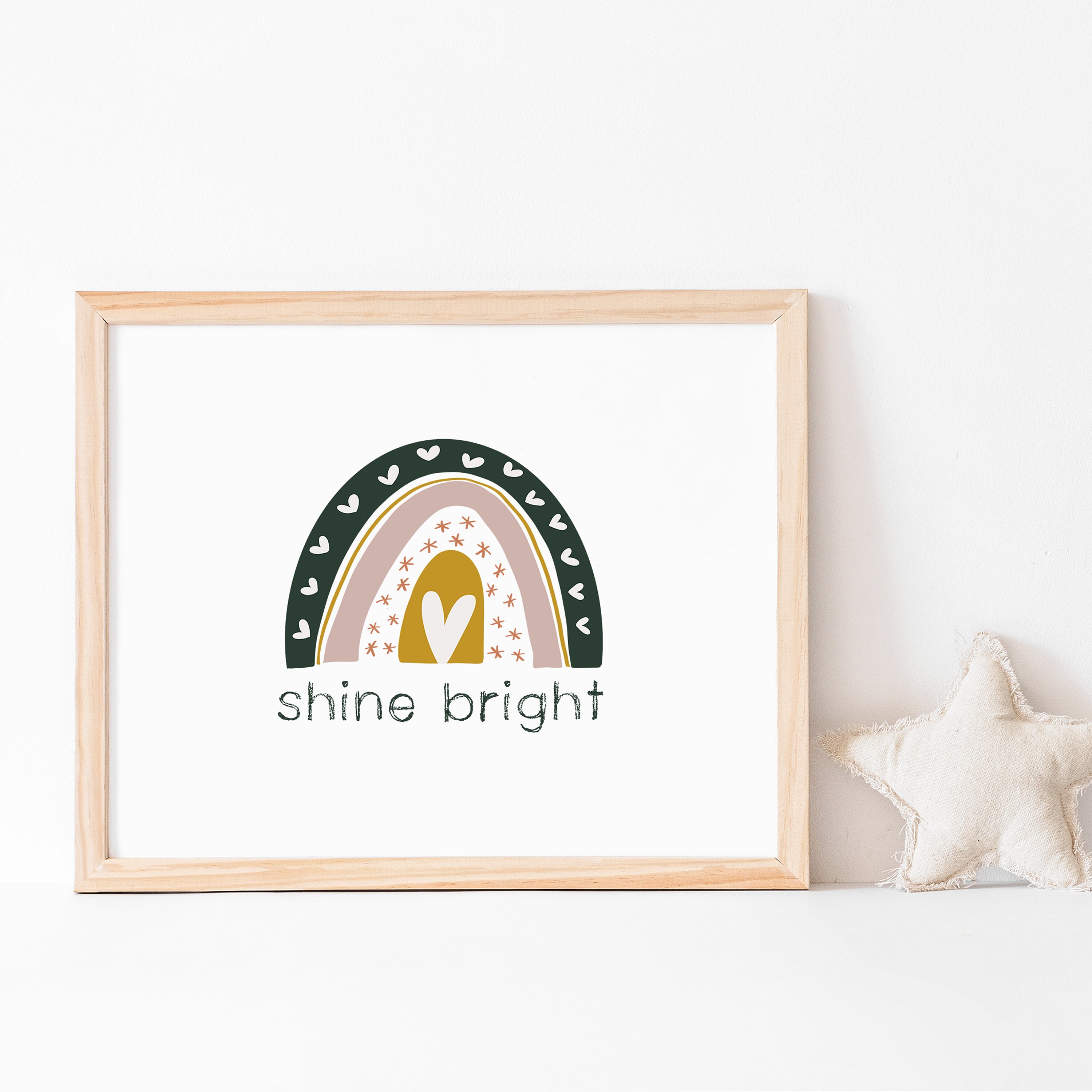 Modern Rainbows Clip Art Collection Set 2 | Etsy