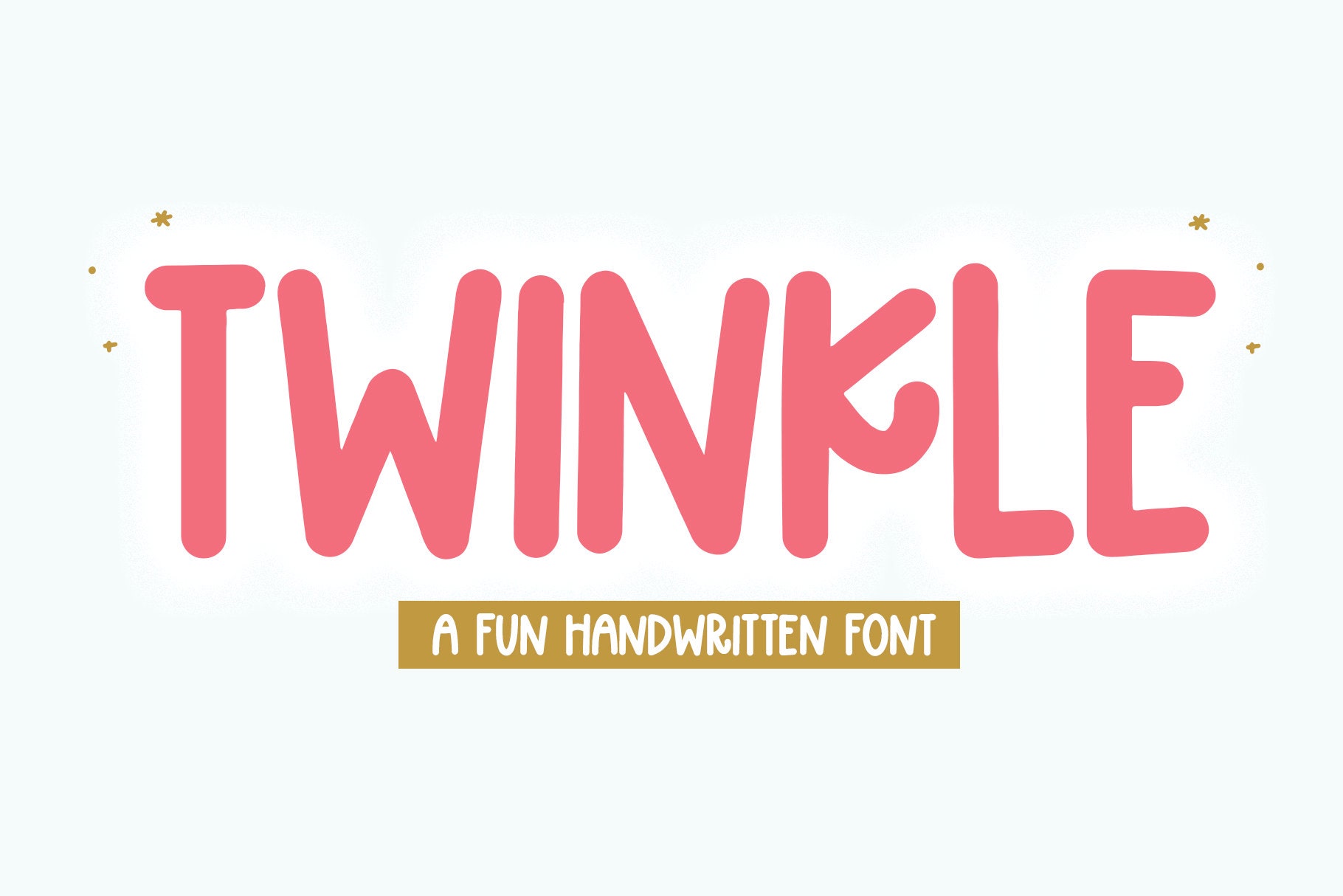 Twinkle Font Quirky Handwritten Font Cricut Font Tall - Etsy